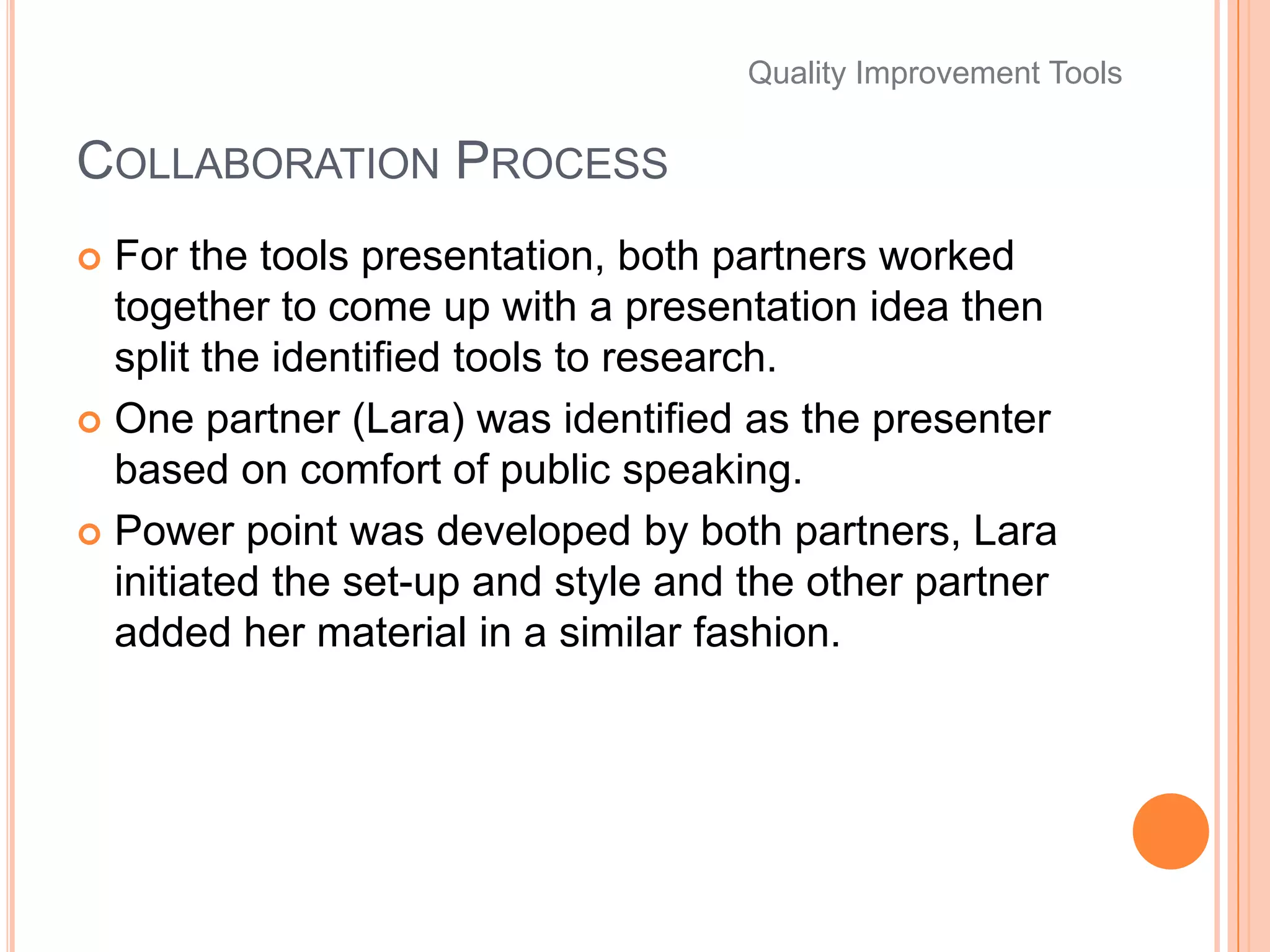 Tools for Quality Improvement | PPTX | Business | Business and Finance