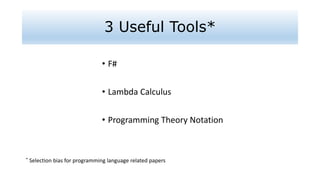 Tools for reading papers | PPT