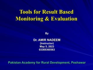 Tools for Result Based Monitoring & E 1.ppt