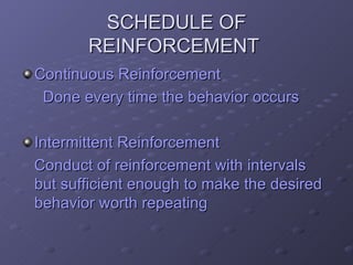 Tools for shaping the behavior | PPT