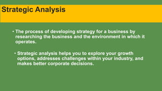 Tools and Techniques of Strategic management | PPTX