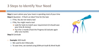 Tech Tools For Startups Ft. Boni Satani (Zestard) #eChaiWebinar | PPT