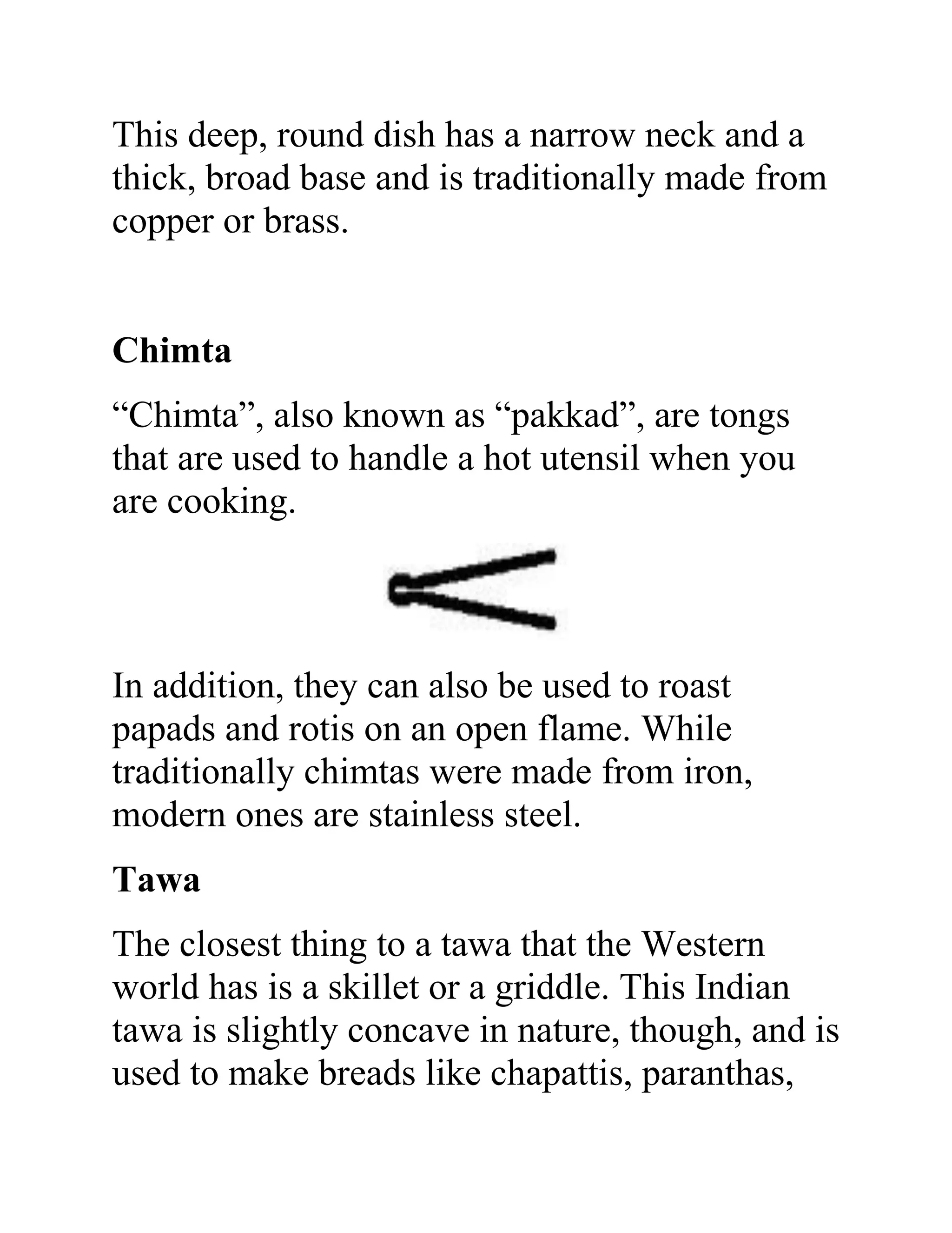 Tools In An Indian kitchen – Utensils | PDF