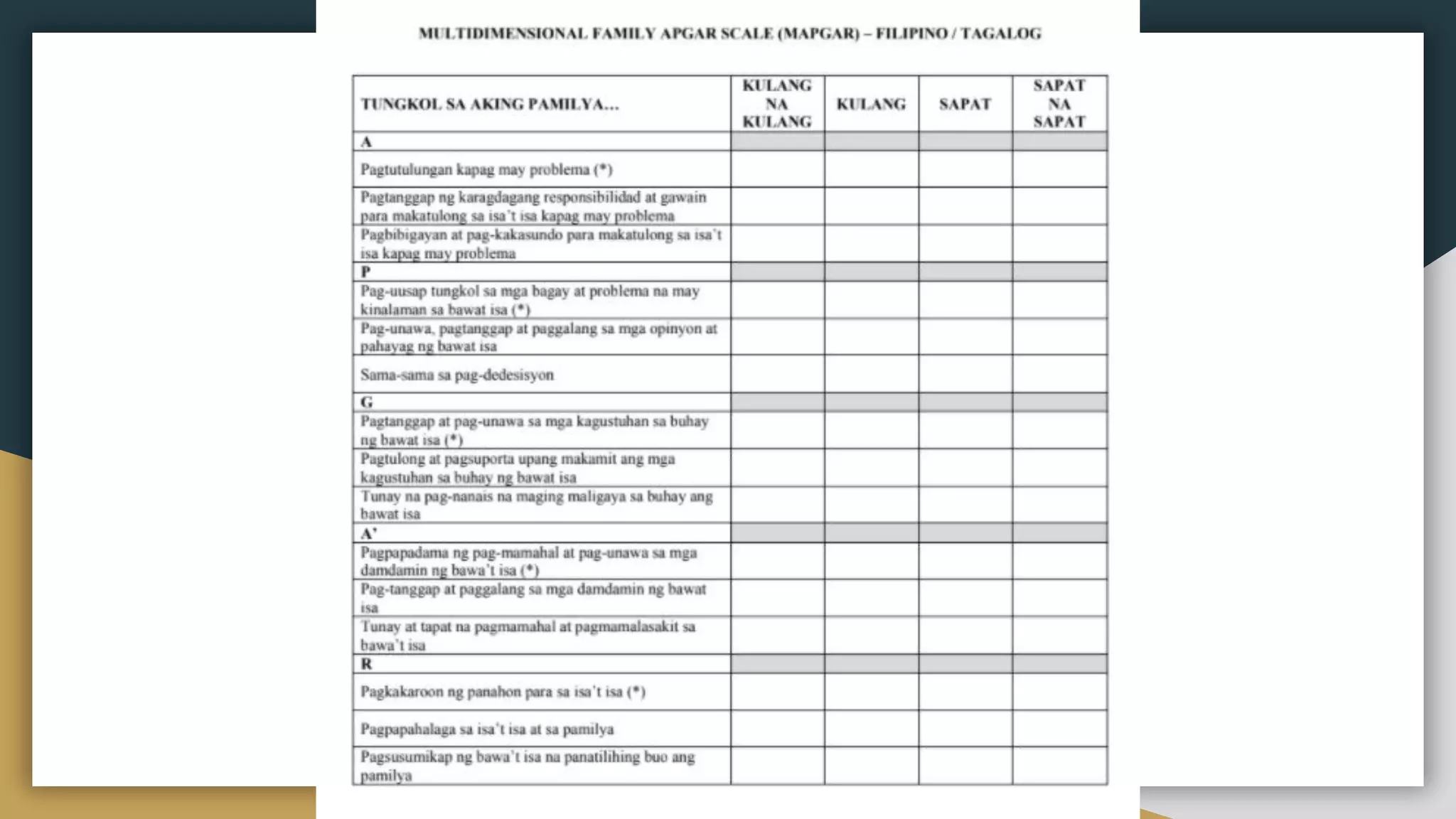 Tools in family assessment | PDF