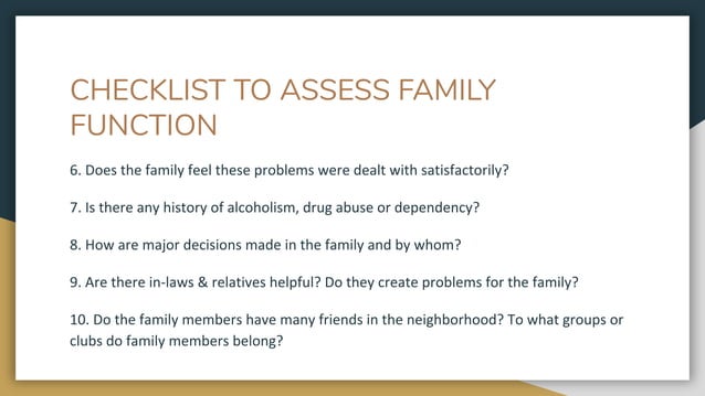 Tools in family assessment | PDF