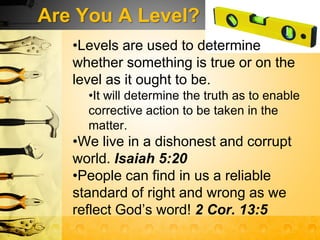 Tools in God's Tool Box | PDF