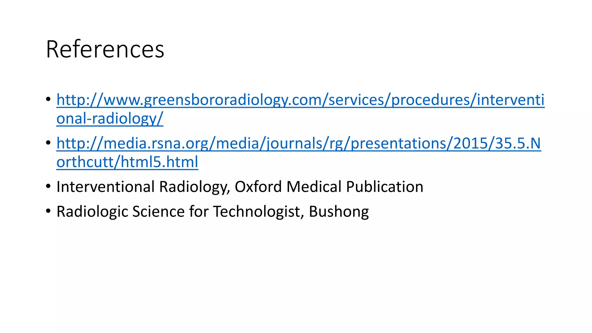 Tools in interventional radiology | PPTX