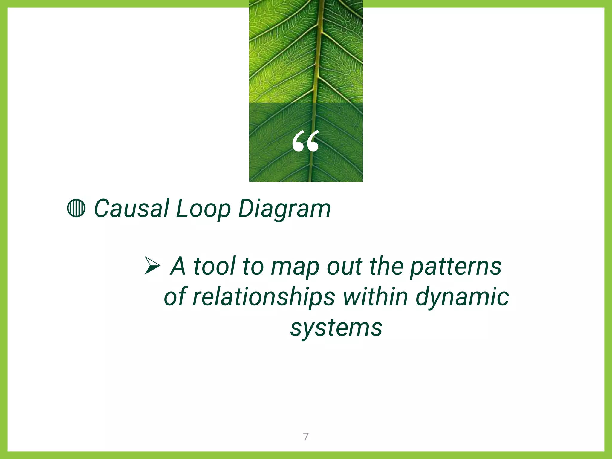 Tools in systems thinking | PPTX