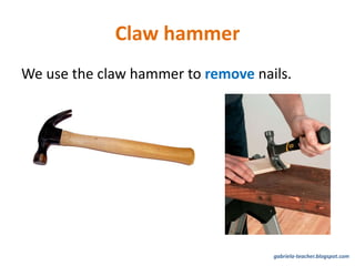 Tools in the workshop | PPTX