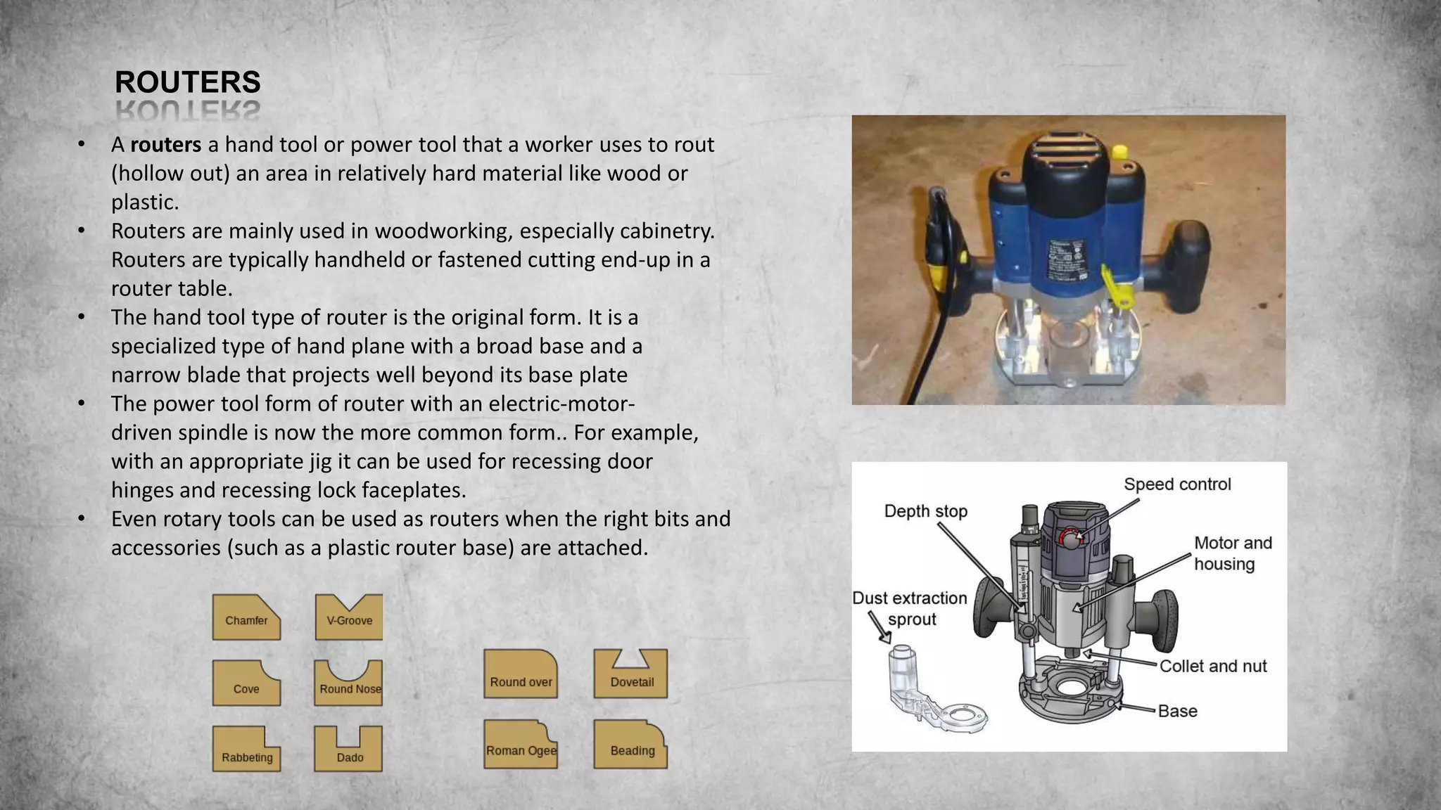 Tools and machine used in making of furniture | PPTX
