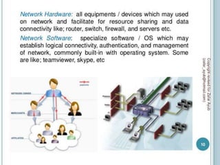 Tools, materials and equipment for networking | PPTX