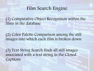 Form and Color in Cinematic Analysis: Database Search Tools for Moving ...