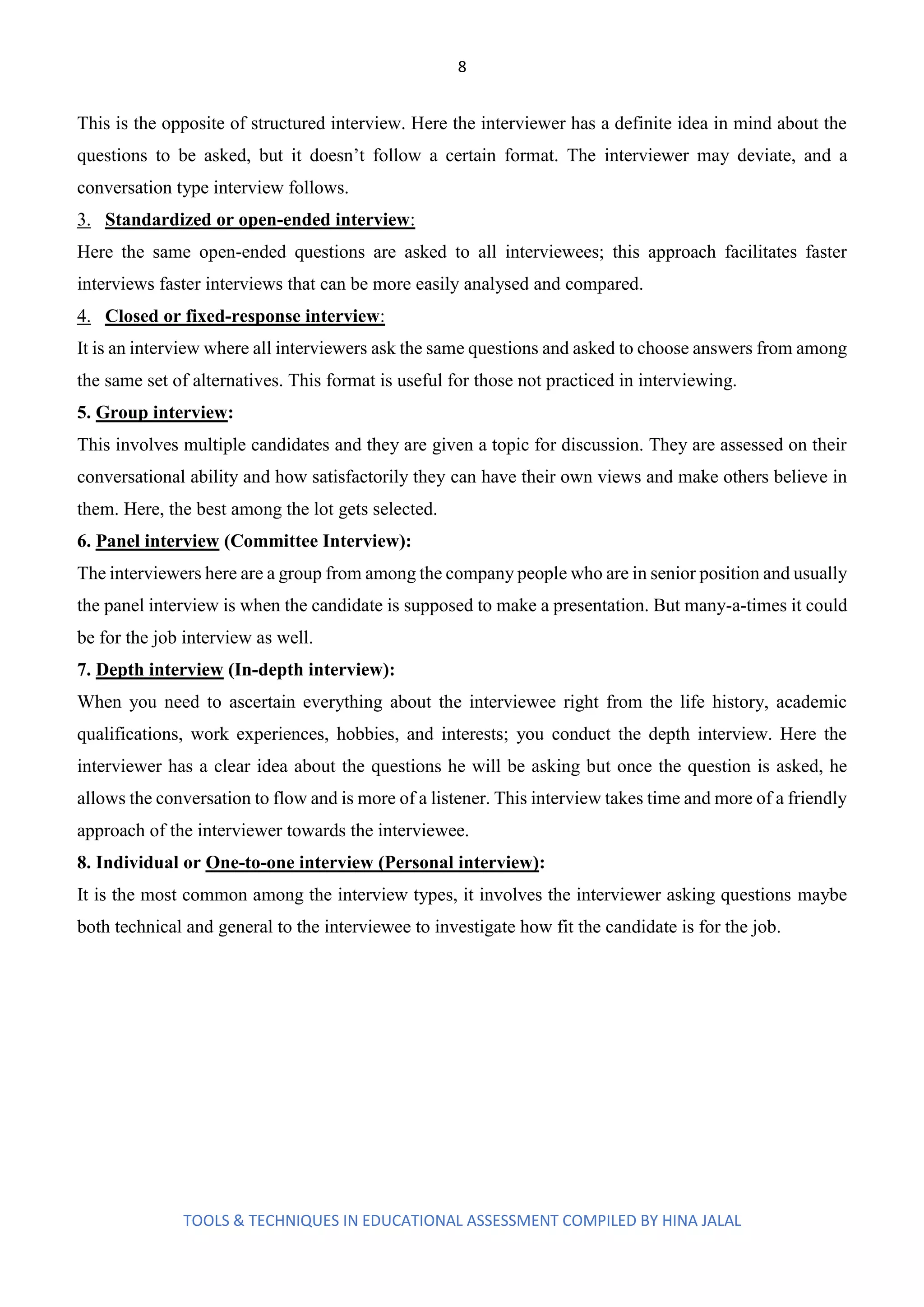 Tools of assessment | PDF