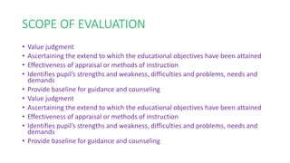 Tools of evaluation ppt | PPTX