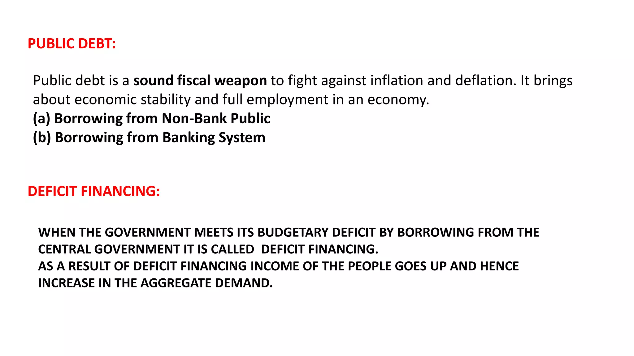 Tools of fiscal policy | PPTX