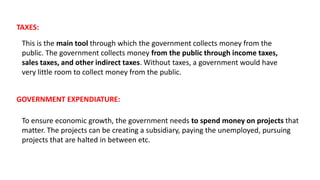 Tools of fiscal policy | PPTX