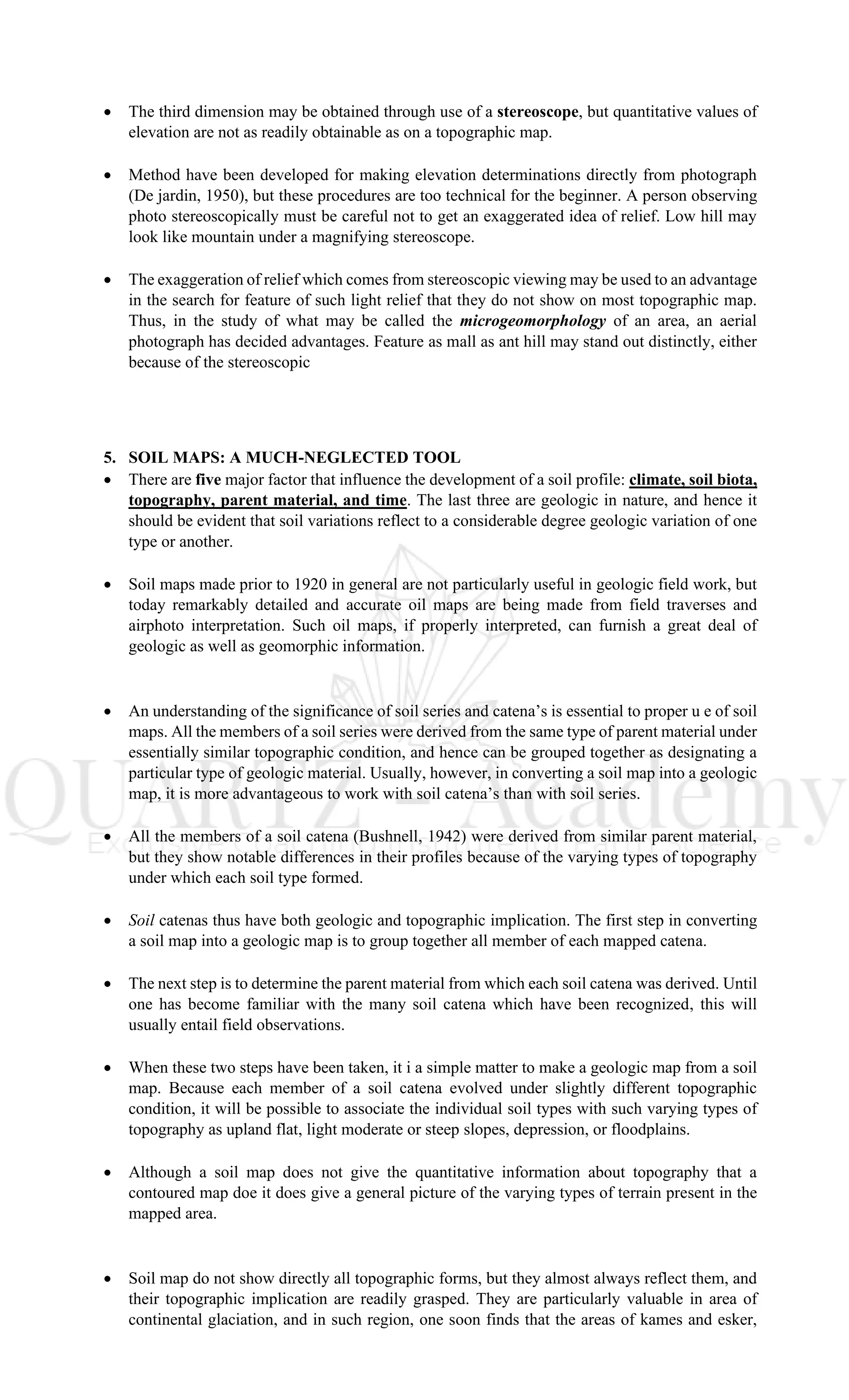 Tools of geomorphologist | PDF