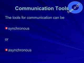 Tools Of ICT | PPT