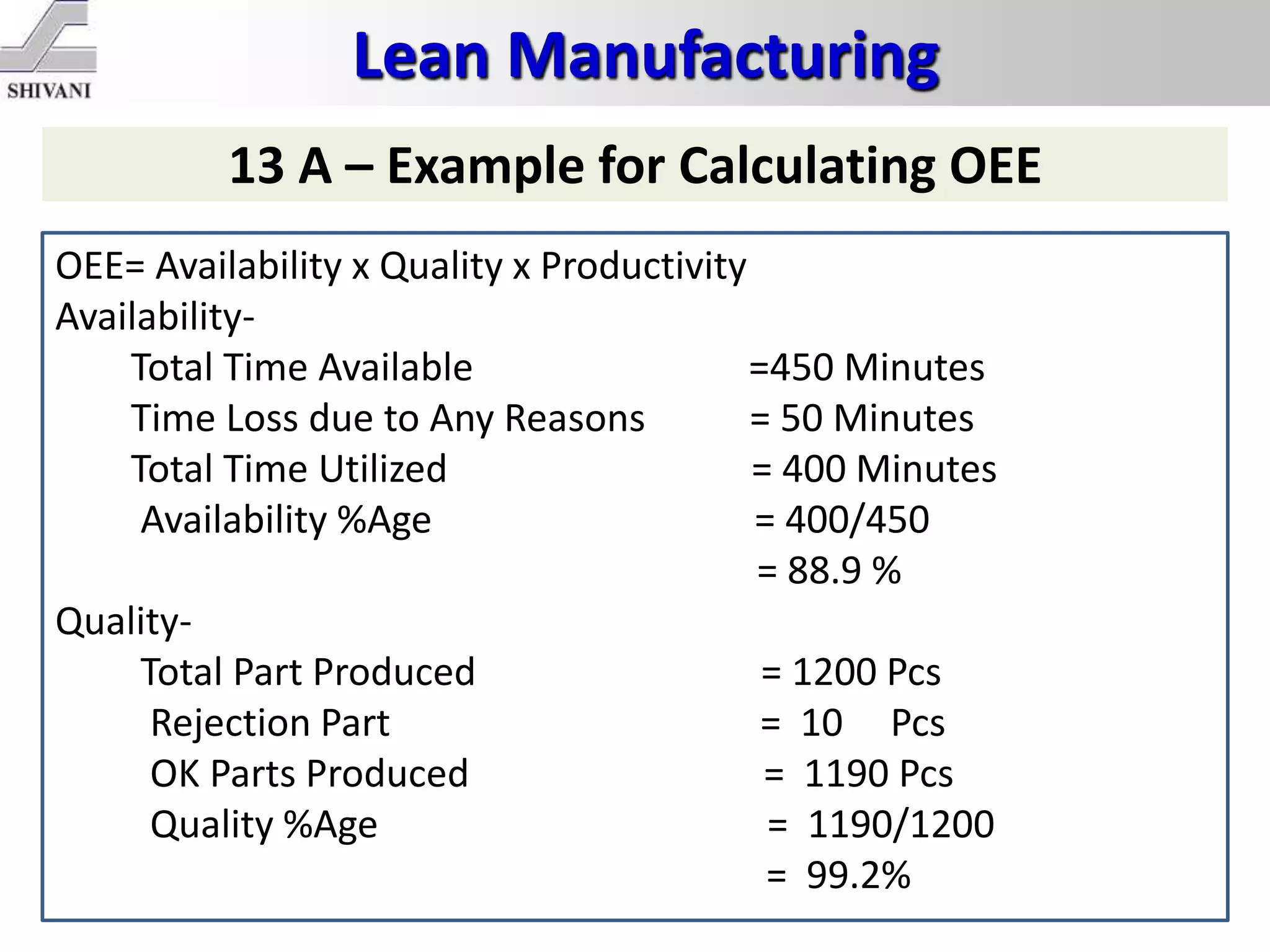 Tools of lean mfg | PPTX