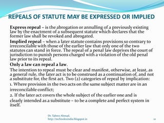 Tools of legal methods & legal reasoning | PPTX