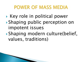 Tools of mass media | PPTX | Technology & Computing