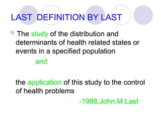 Tools of Measurement of disease frequencyppt | PPT