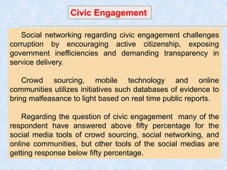 Tools of social meida for fighting corruption – k.kulasekaran, pro | PPTX