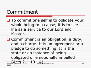 Tools of spiritual leadership | PPTX