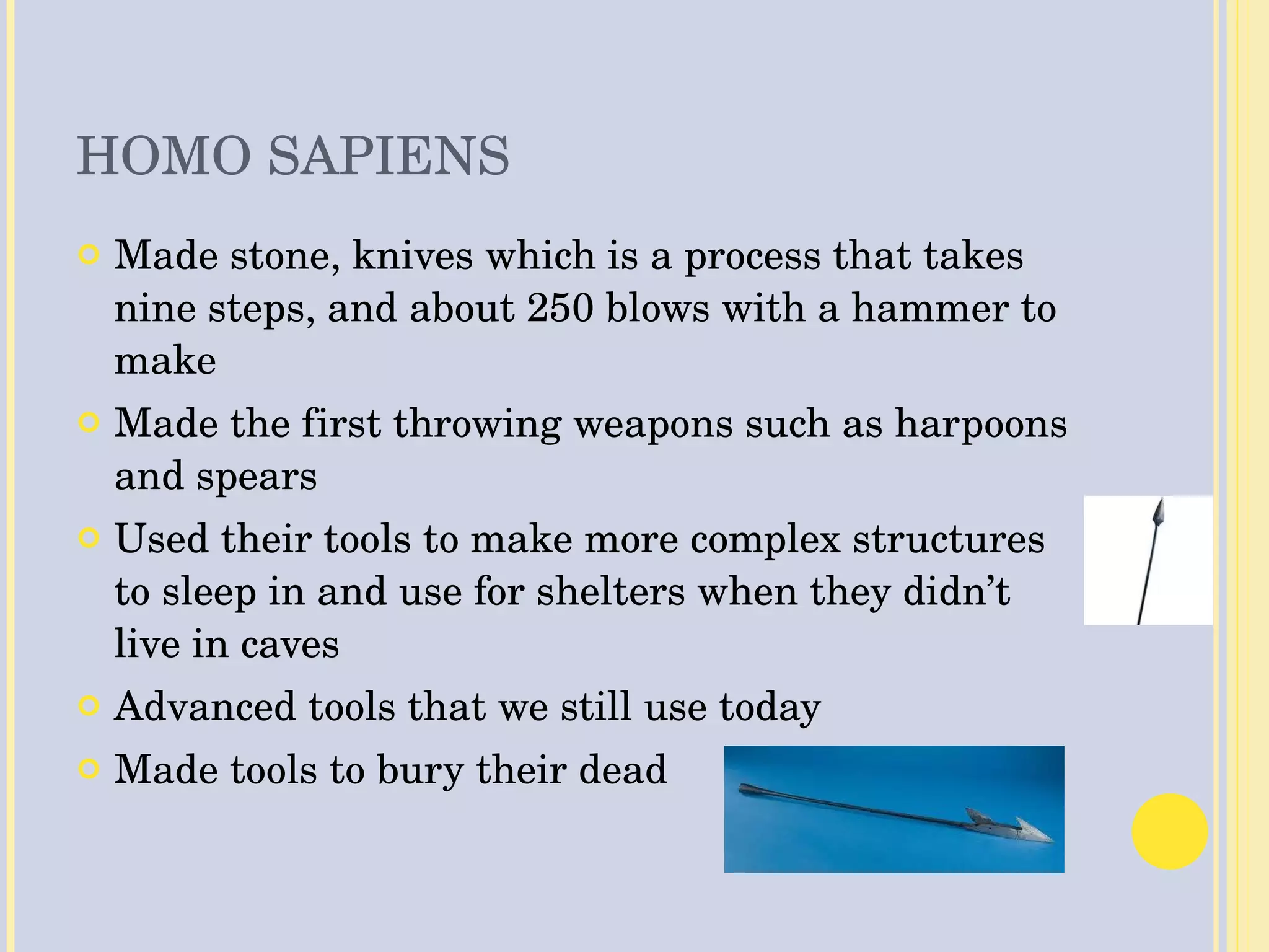 Tools of the early man | PPT