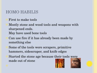 Tools of the early man | PPT
