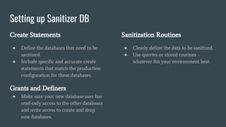 Automated Database Sanitization with AWS | PDF | Cloud Computing | Internet