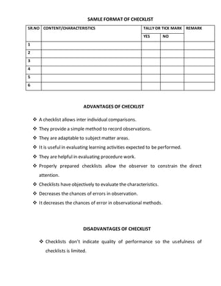TOOLS / INSTRUMENT OF DATA COLLECTION | PDF