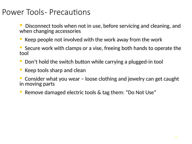 Tools PPT-2.ppt presentation regarding machine tools and hand tools ...