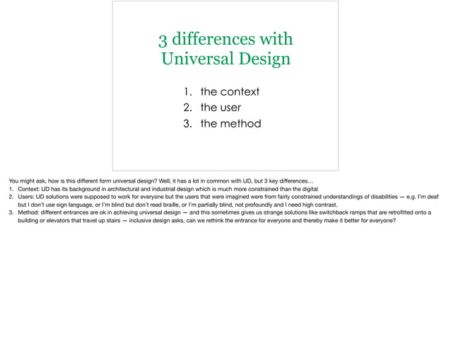 Inclusive Design: Tools, technologies + strategies | PDF