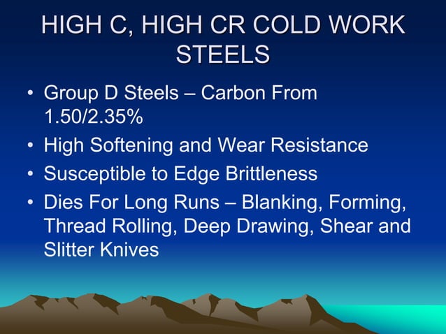 basics of Tool steel | PPTX