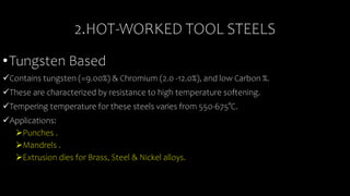 TOOL STEEL.pptx | Chemistry | Science