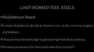 TOOL STEEL.pptx | Chemistry | Science