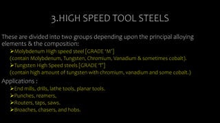 TOOL STEEL.pptx | Chemistry | Science