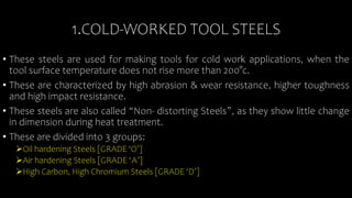 TOOL STEEL.pptx | Chemistry | Science