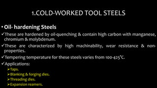 TOOL STEEL.pptx | Chemistry | Science
