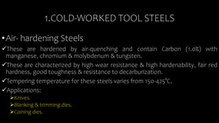 TOOL STEEL.pptx | Chemistry | Science
