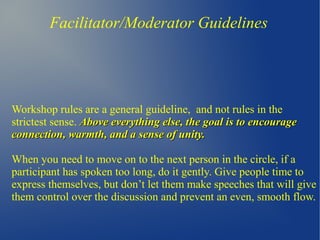 Tools to conduct connection circles1 december16 | ODP