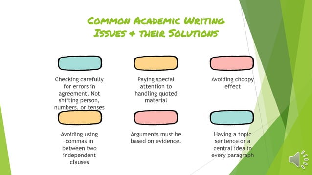 Tools To Improve Academic Writing | PPT