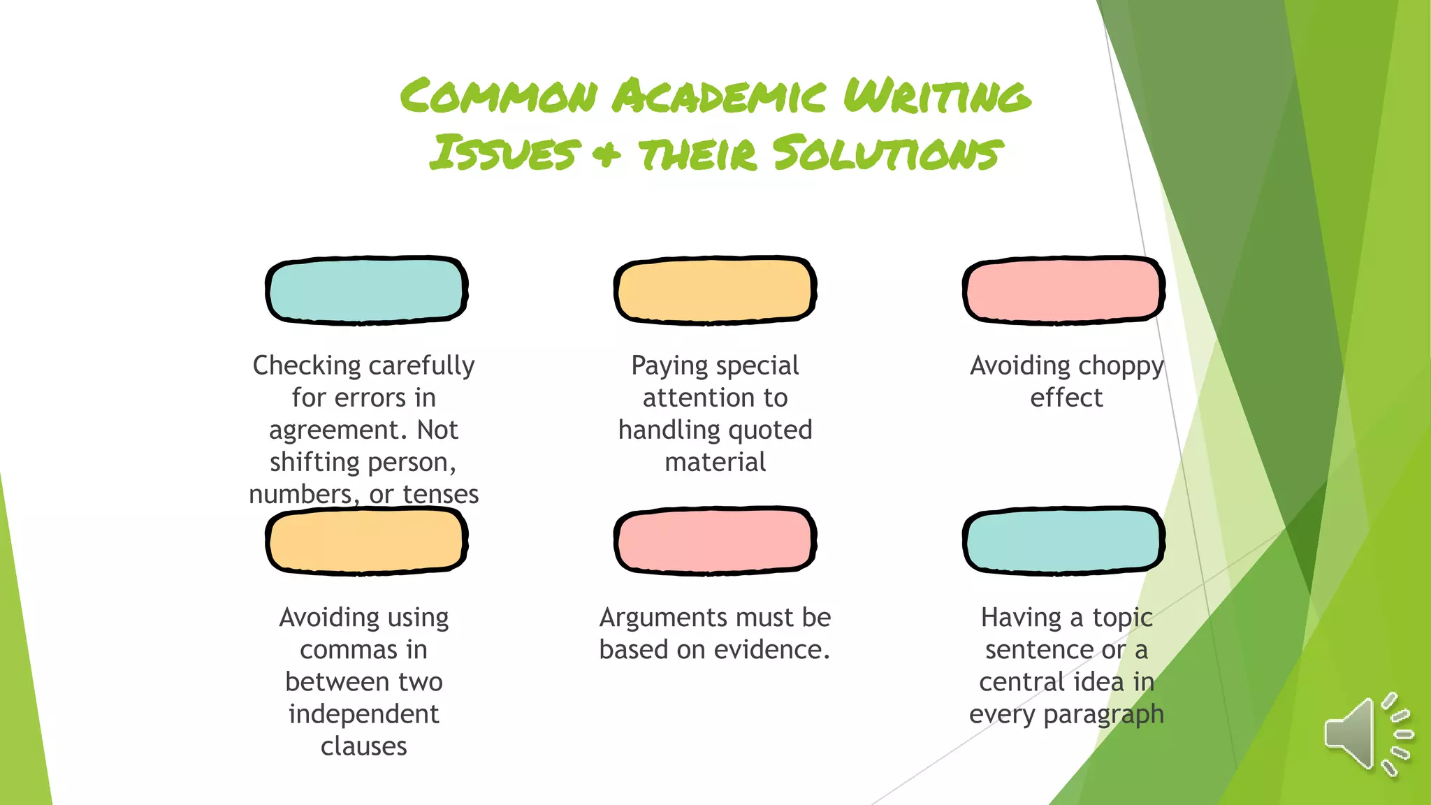 Tools To Improve Academic Writing | PPT