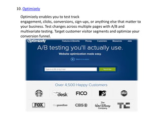 Tools to Test Ecommerce Website | PPTX