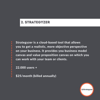 Tools to use for developing your start-up ideas | PPT