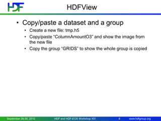 HDF Tools Tutorial | PPT