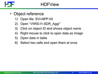 HDF Tools Tutorial | PPT