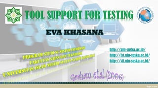 tool support for testing | PPT