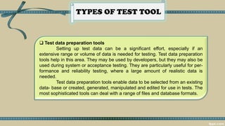 tool support for testing | PPT